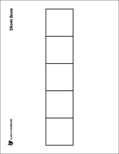 Free Printable Elkonin Boxes Template Printable Templates